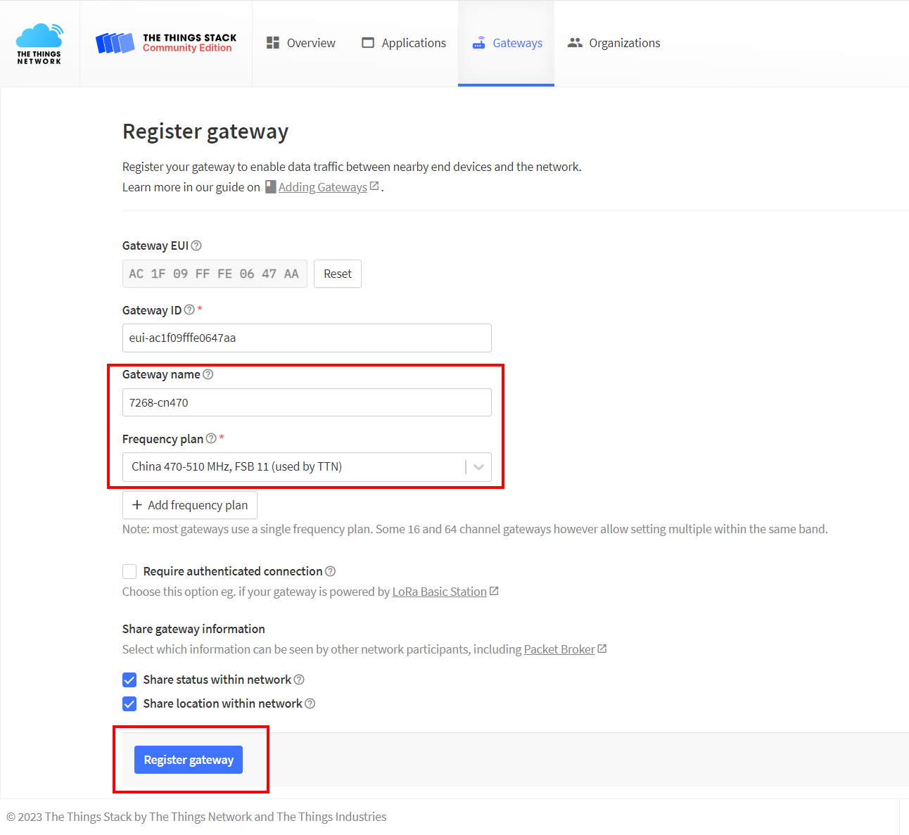 RAK7268V2/RAK7268CV2 支持的LoRa网络服务器 | 文档中心