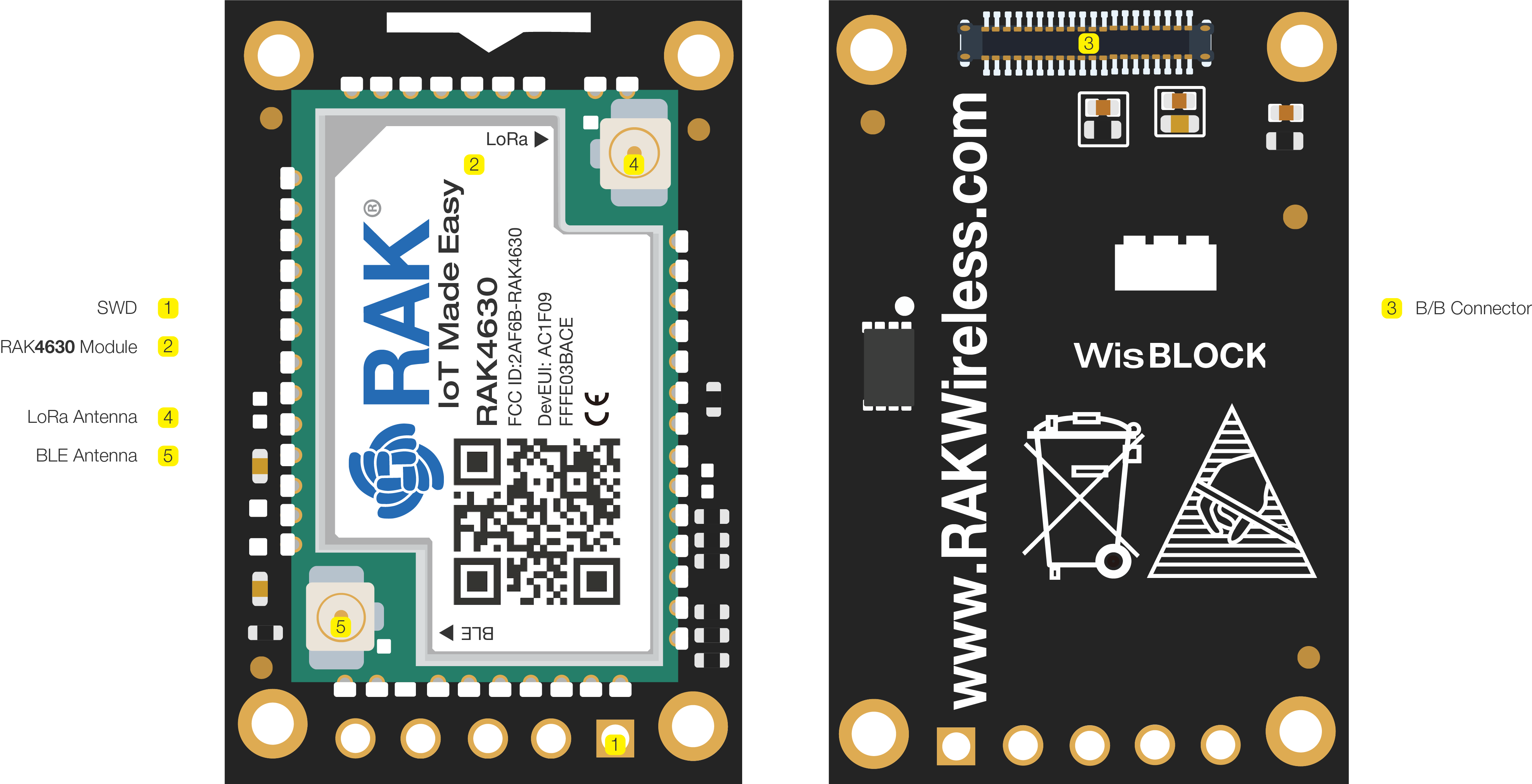 RAK4631-R WisBlock LPWAN 模块数据手册 | 文档中心